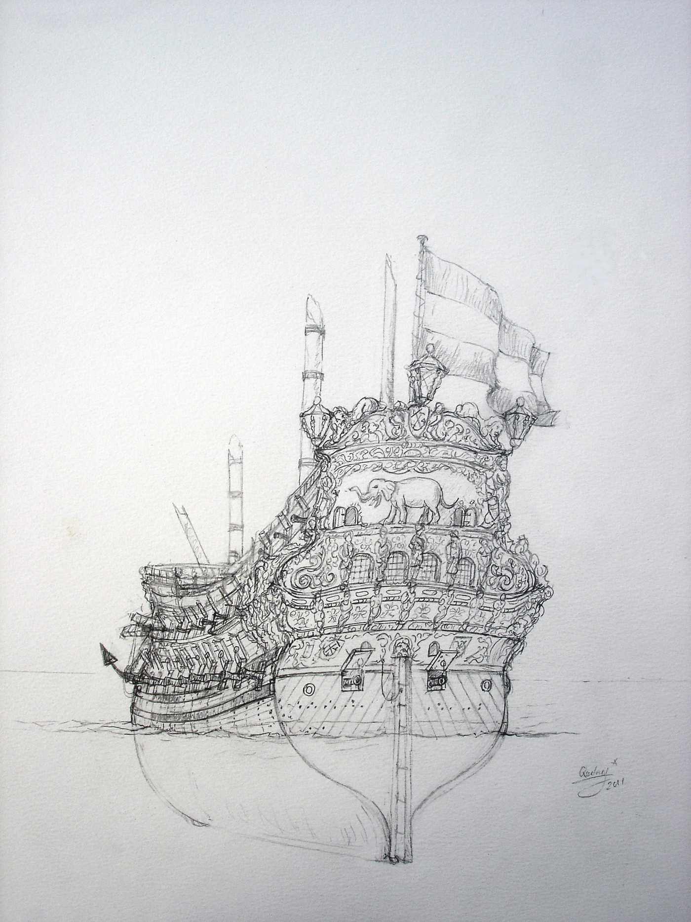 {Gallery Quelery} - The works/Study {Witte Olifant}